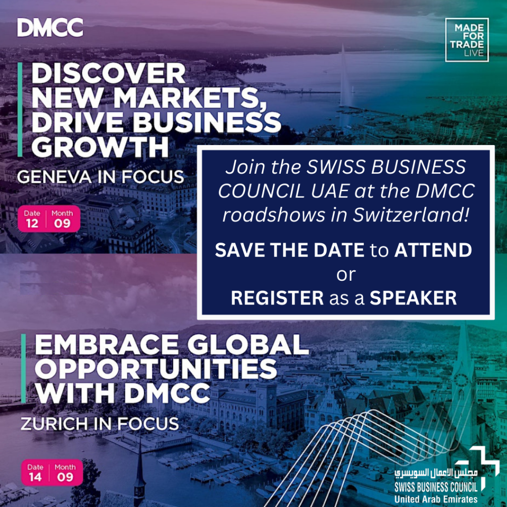 The Swiss Business Council UAE joins the DMCC Roadshow to Switzerland - MADE FOR TRADE LIVE ...