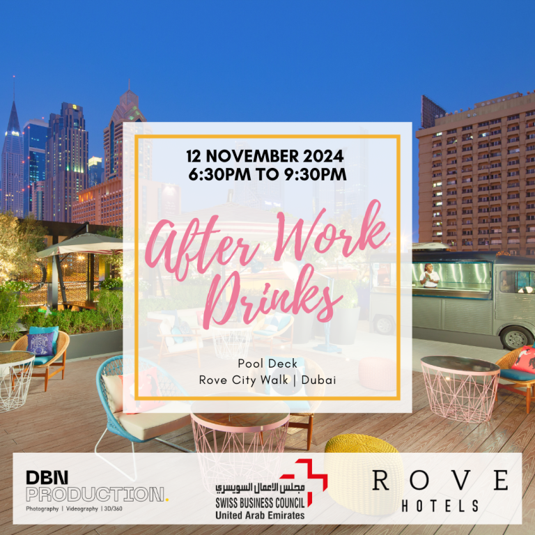 SBC After Work Drinks DUBAI – November 2024 - Swiss Business Council