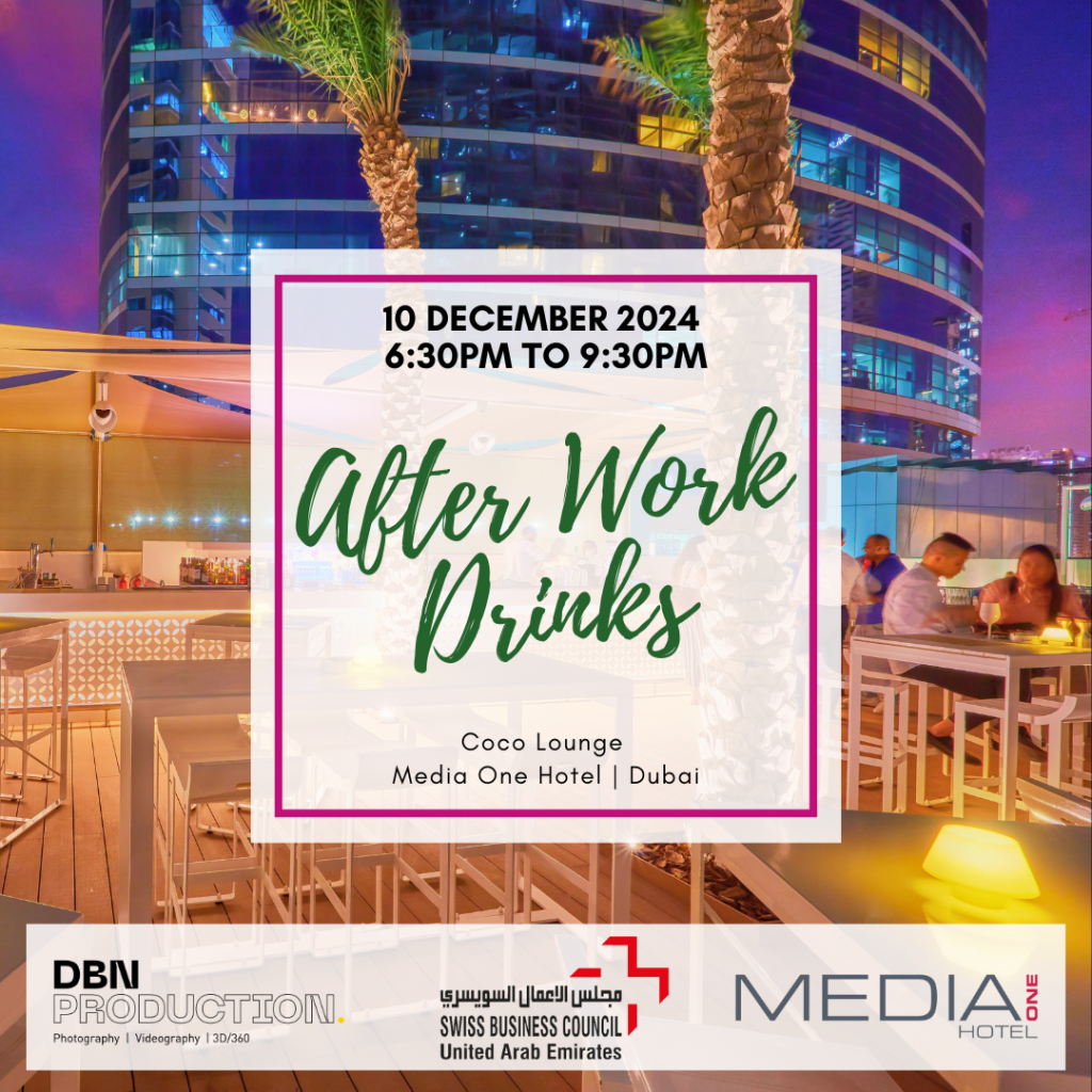 SBC After Work Drinks DUBAI – December 2024 - Swiss Business Council